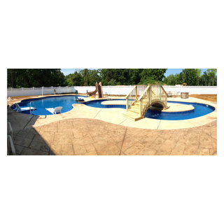 Merlin Industries Vinyl Liner Pools - Tropical - Pool - New York - by ...