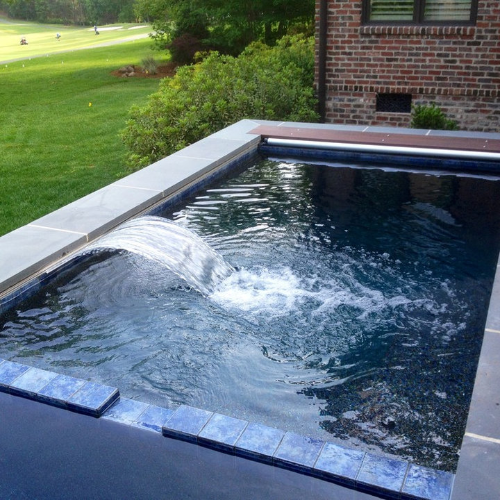 Midnight Blue Pebble Tec Pool - Photos & Ideas | Houzz