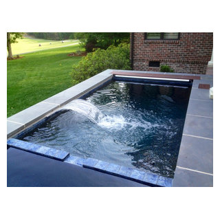 Midnight Blue Pebble Tec - Traditional - Pool - Raleigh - by Vue Custom ...