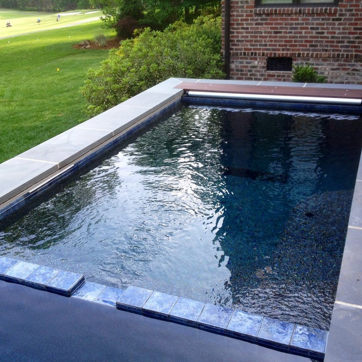 Midnight Blue Pebble Tec Pool - Photos & Ideas | Houzz
