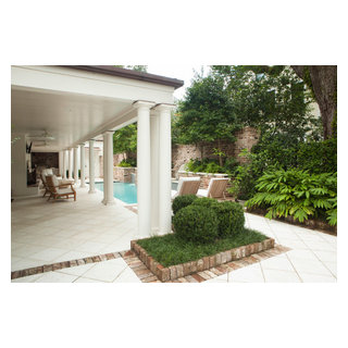 Midtown Mobile Classical Revival Restoration - Mediterranean - Pool ...
