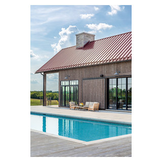 Midwestern Farm - Farmhouse - Pool - Chicago - by Northworks Architects ...