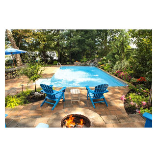 Mildred St. Teaneck - Tropical - Pool - New York - by Limone Gardens ...