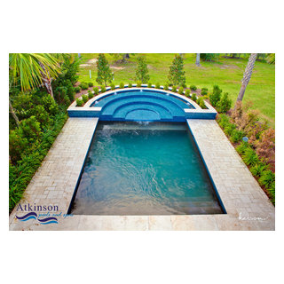 Modern Courtyard - Contemporary - Pool - Charleston - by Josh Atkinson ...