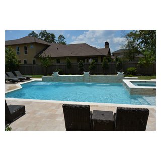 Modern Geo Pools - Modern - Pool - Houston - by Cali pools of Texas | Houzz