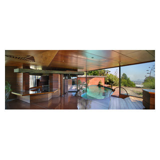 John Lautner Carling House - Midcentury - Pool - Los Angeles - by ...