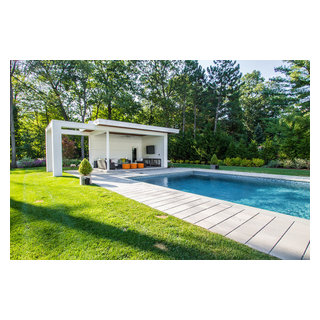 Modern Pool House - Modern - Pool - New York - by Stonewater ...
