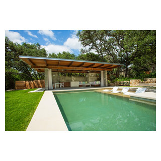 Modern Pool Retreat - Modern - Pool - Austin - by Vernon Wentz | Houzz