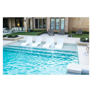 Modern Southlake Family Resort - Modern - Pool - Dallas - by Mike ...