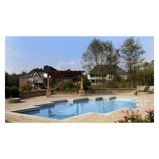Modified Rectangle Vinyl Liner Pool - Contemporain - Piscine ...