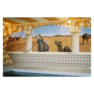 Moroccan Mural by Tom Taylor of Mural Art LLC, in Virginia ...