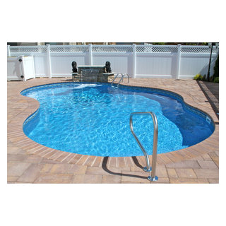 Mountain Lake Pools - Tropical - Pool - New York - by Fuggetta ...