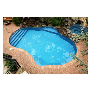 Mountain Lake Pools - Tropical - Pool - New York - by Fuggetta ...