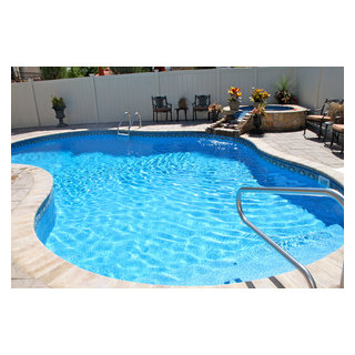 Mountain Lake Pools - Tropical - Pool - New York - by Fuggetta ...