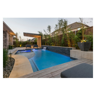 Mustang Park, Carrollton - Contemporary - Pool - Dallas - by AquaTerra ...