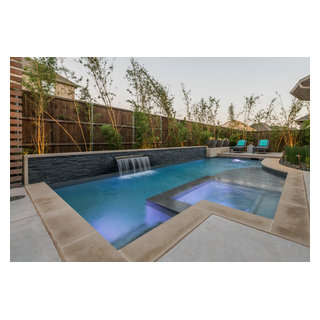 Mustang Park, Carrollton - Contemporary - Pool - Dallas - by AquaTerra ...