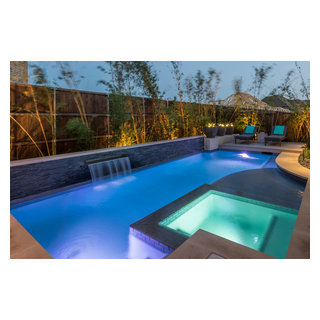 Mustang Park, Carrollton - Contemporary - Pool - Dallas - by AquaTerra ...