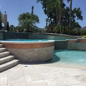 Two Tiered Pool - Photos & Ideas | Houzz