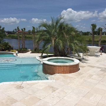 Two Tiered Pool - Photos & Ideas | Houzz