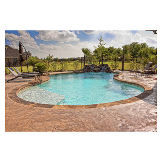 Natural Dive Rock - Traditional - Pool - Dallas - by User | Houzz