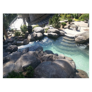 Natural Pools, Spools & Spas - Rustic - Pool - Seattle - by Rock ...