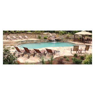 Natural Waterfall Pool - Oakton, VA - Rustic - Pool - DC Metro - by ...