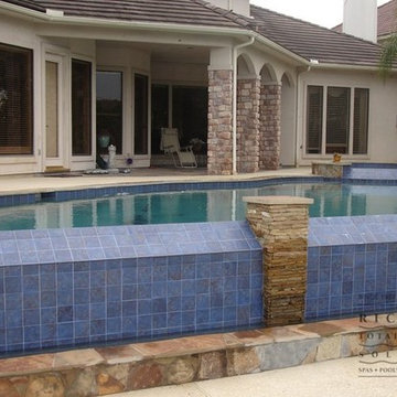 Catch Basin On Negative Edge Pool - Photos & Ideas | Houzz