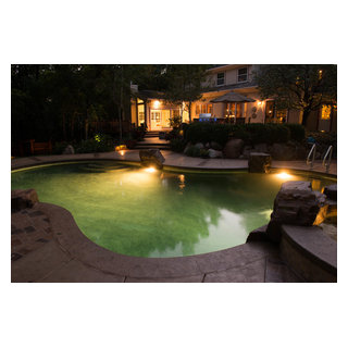 Nestled in Nature - Tropical - Pool - Cedar Rapids - by Pool Tech | Houzz