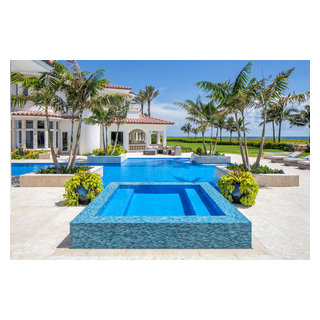 New Custom Luxury Swimming Pool in Stuart, Florida - Modern - Pool ...