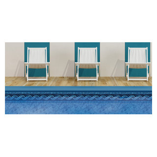 *NEW* For 2016 Vinyl Pool Liner Patterns - Tropical - Pool - New York ...