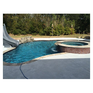 New Gunite Swimming Pool - Contemporáneo - Piscina - Nueva Orleans - de ...