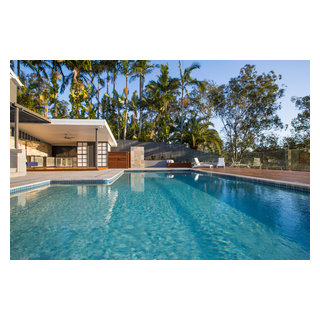 New Pool House + Pool area - Contemporary - Pool - Brisbane - by Family ...
