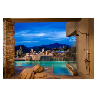 New Pools - Rustic - Pool - Phoenix - by Cayman Pools | Houzz