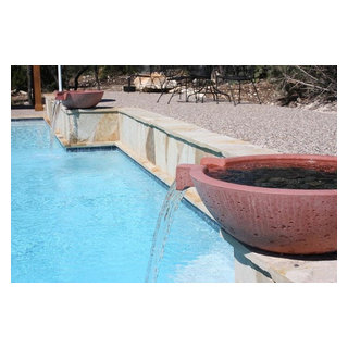 Nice Color Pop Woks - Modern - Pool - Austin - by Fossil Creek Pools ...