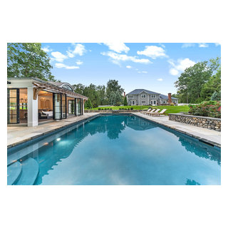 North Stamford Pool House - Traditional - Pool - New York - by TR ...