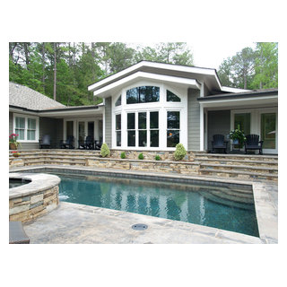 Oconee Lakehouse - Traditional - Pool - Atlanta - by Hagan Architects ...