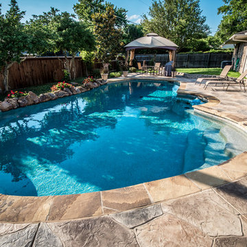 Flagstone Pool Coping - Photos & Ideas | Houzz