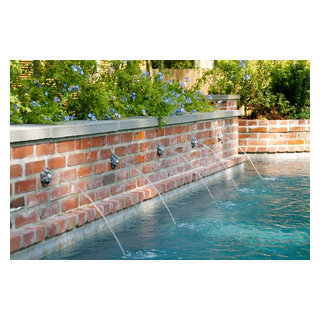 Old Saint Louis Brick Coping - Traditional - Pool - New Orleans - by ...