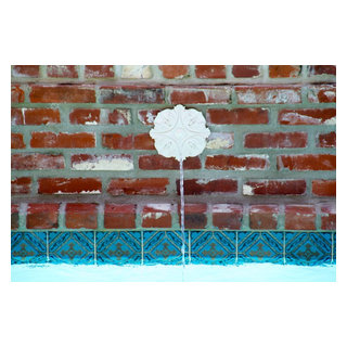 Old Saint Louis Brick Coping - Traditional - Pool - New Orleans - by ...