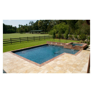Old Saint Louis Brick Coping - Traditional - Pool - New Orleans - by ...