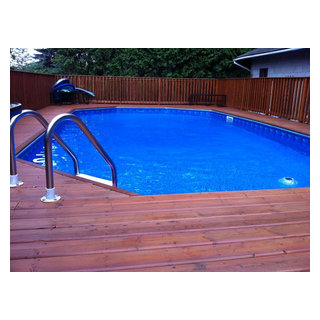 On ground pool renovation - Traditional - Pool - Toronto - by www ...
