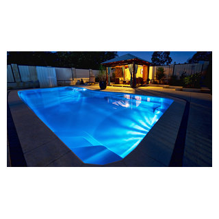 One Piece Fiberglass Pools - Contemporary - Pool - New York - by ...