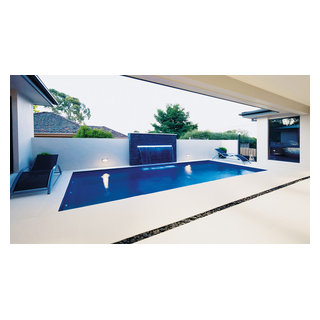 One Piece Fiberglass Pools - Contemporary - Pool - New York - by ...