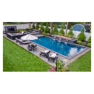 Oradell, NJ - Modern - Pool - New York - by Everclear Pools & Spas | Houzz