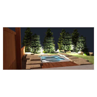 Our 3D SketchUp Design - Traditional - Pool - Calgary - by SOLKOR ...