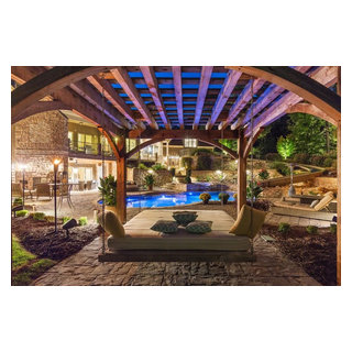 Outdoor Swing Bed - Modern - Pool - Atlanta - by Lights Over Atlanta ...