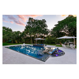Overflow Pools - Contemporain - Piscine - Miami - par AAA Custom Pools ...