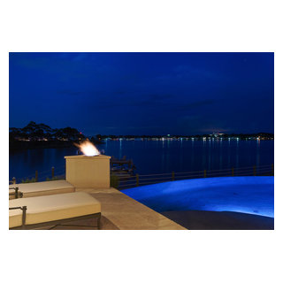Panama City Landscape Design - Mediterranean - Swimming Pool & Hot Tub ...