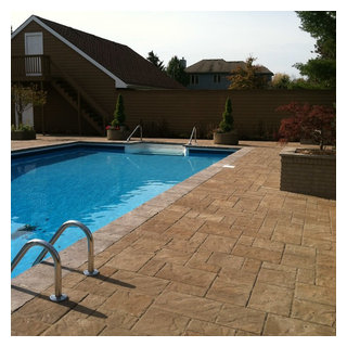 Paver Driveway and Pool - Traditional - Pool - Columbus - by Pony ...
