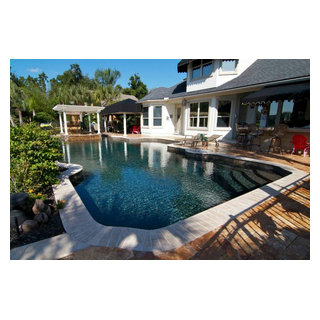 Pebble Finishes | SunStone Pearl "Black Pearl" - Traditional - Pool ...